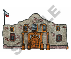 ALAMO Embroidery Design | AnnTheGran.com