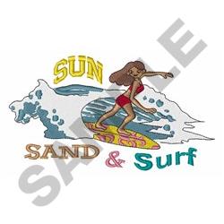 Sand \u0026amp; Surf Embroidery Design | AnnTheGran.com