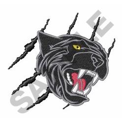 Panther Head Claw Marks Embroidery Design | AnnTheGran.com
