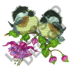 CHICKADEES Embroidery Design | AnnTheGran.com