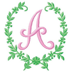 Monogram Alphabet Embroidery Design | AnnTheGran.com