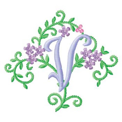 Monogram Alphabet Embroidery Design | AnnTheGran.com