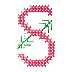 Cross Stich Alphabet Embroidery Design | AnnTheGran.com