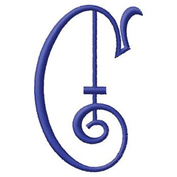 Gothic Alphabet Embroidery Design | AnnTheGran.com