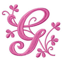 Monogram G Embroidery Design | AnnTheGran.com