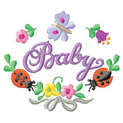 Baby Flowers Embroidery Design | AnnTheGran.com