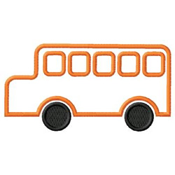 Bus Embroidery Design | AnnTheGran.com