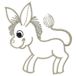 Donkey Embroidery Design | AnnTheGran.com