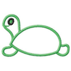 Turtle Outline Embroidery Design | AnnTheGran.com