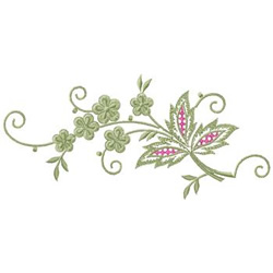 Floral Vine Embroidery Design | AnnTheGran.com