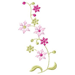 Floral Vine Embroidery Design | AnnTheGran.com