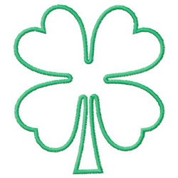 Four Leaf Clover Embroidery Design | AnnTheGran.com