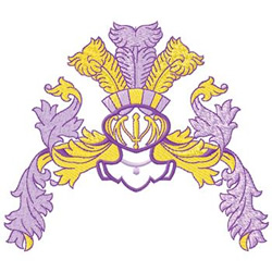 Decorative Crest Embroidery Design | AnnTheGran.com