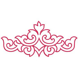 Scroll Design Embroidery Design | AnnTheGran.com