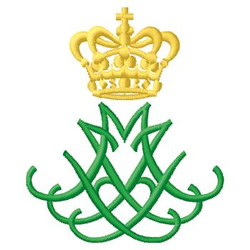 Crown Crest Embroidery Design | AnnTheGran.com