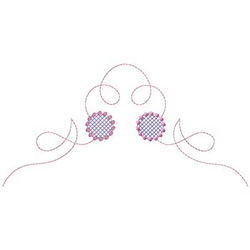 Circle Scroll Design Embroidery Design | AnnTheGran.com