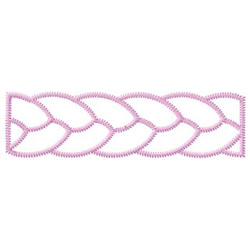 Swirl Border Outline Embroidery Design | AnnTheGran.com