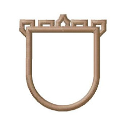 Crest Outline Embroidery Design | AnnTheGran.com