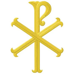 Chi Rho Embroidery Design | AnnTheGran.com