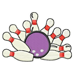 Bowling Embroidery Design | AnnTheGran.com
