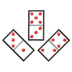 Dominos Embroidery Design | AnnTheGran.com
