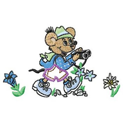 Hiking Embroidery Design | AnnTheGran.com