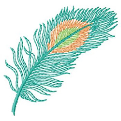 Feather Embroidery Design | AnnTheGran.com