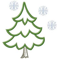 Pine Tree Embroidery Design | AnnTheGran.com