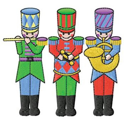 Toy Soldiers Embroidery Design | AnnTheGran.com