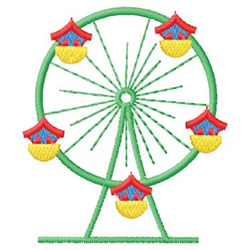 Ferris Wheel Embroidery Design | AnnTheGran.com