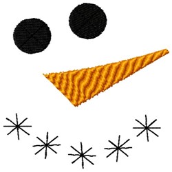 Snowman Face Embroidery Design | AnnTheGran.com