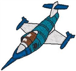 Fighter Jet Embroidery Design | AnnTheGran.com