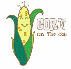 Corn on the Cob Embroidery Design | AnnTheGran.com