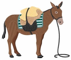 Pack Mule Embroidery Design | AnnTheGran.com
