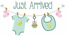 Just Arrived Embroidery Design | AnnTheGran.com