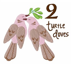 2 Turtle Dove Embroidery Design | AnnTheGran.com