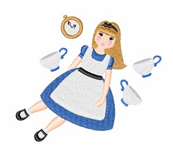 Wonderland Alice Embroidery Design | AnnTheGran.com