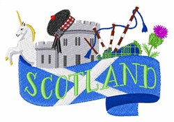 Scotland Embroidery Design | AnnTheGran.com
