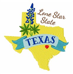 Lone Star State Embroidery Design | AnnTheGran.com
