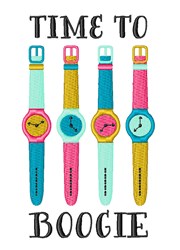 Boogie Time Embroidery Design | AnnTheGran.com