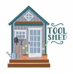 Tool Shed Embroidery Design | AnnTheGran.com