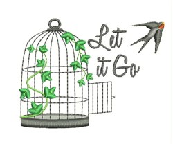 Let It Go Embroidery Design | AnnTheGran.com