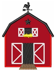 Red Barn Embroidery Design | AnnTheGran.com