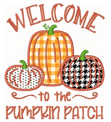 Applique Halloween Pumpkins Fall Harvest Embroidery Design | AnnTheGran.com