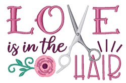 Love In The Hair Embroidery Design | AnnTheGran.com