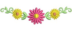 Flower Border Embroidery Design | AnnTheGran.com