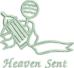 Heaven Sent Embroidery Design | AnnTheGran.com