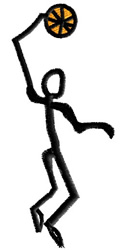 Stickfigure and Ball Embroidery Design | AnnTheGran.com