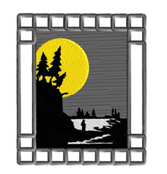 Lake Scene Embroidery Design | AnnTheGran.com