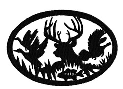 Hunting Scene Embroidery Design | AnnTheGran.com